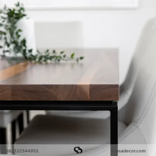 Meja Kayu Jati Tebal Mivo - cansadecor | Jual Furnitur Cantik